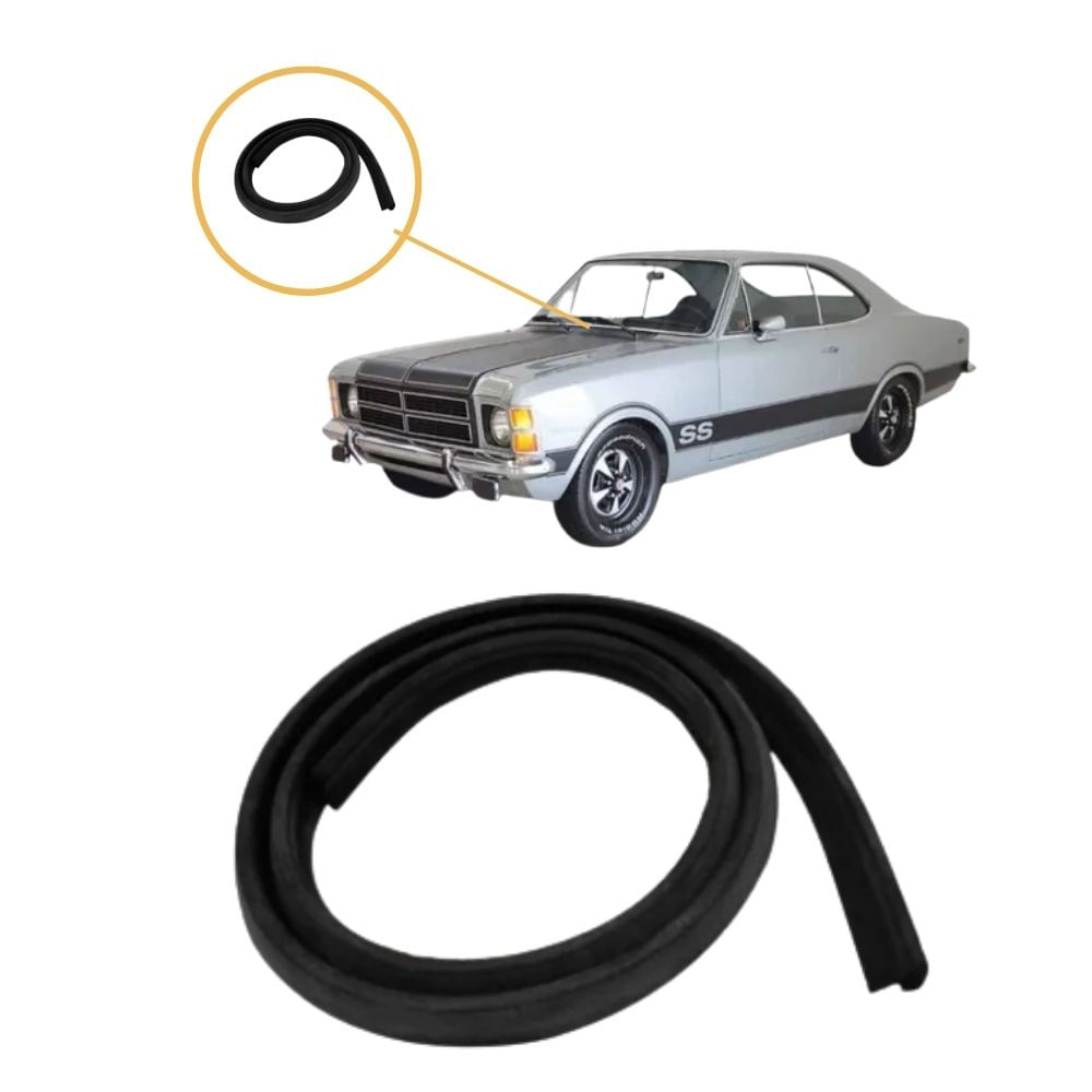 Borracha Capo Opala 68 69 70 71..92 Caravan 74 75 76 80..92 - Fuscão Preto