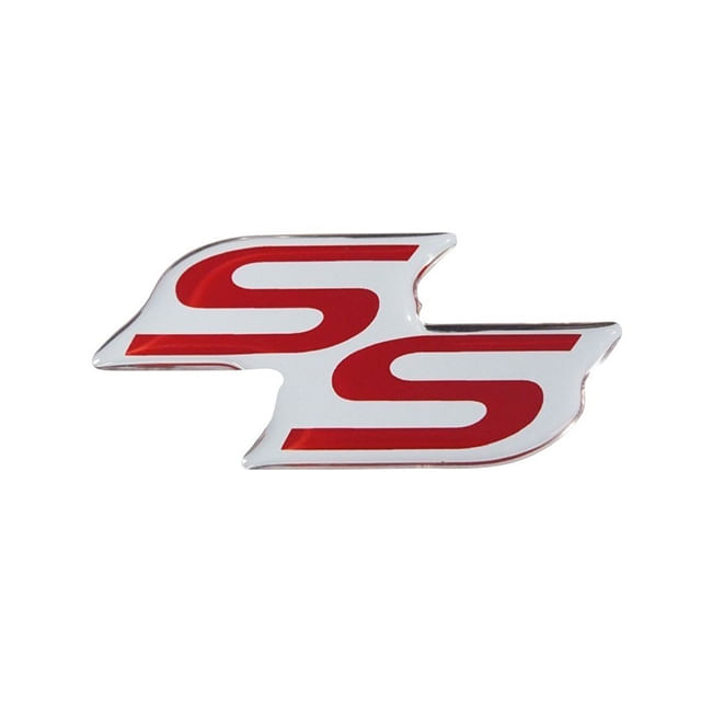 Emblema Gm Ss Vermelho - Fuscão Preto