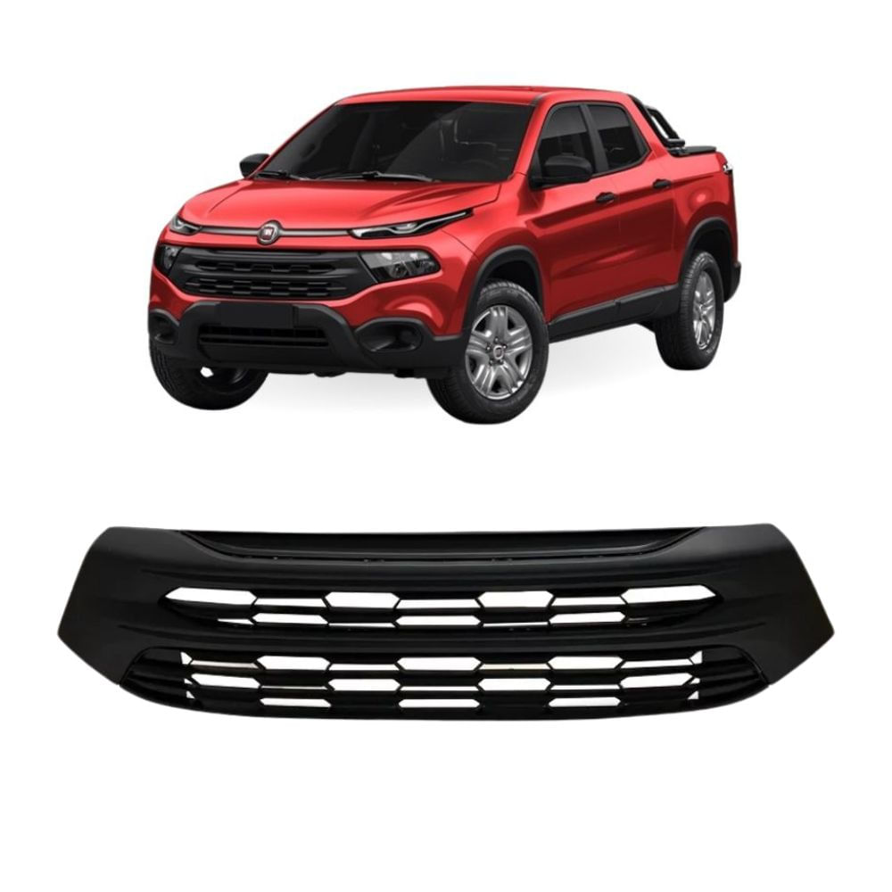 Grade Dianteira Toro 2016 2017 2018 2019 2020 - Fuscão Preto