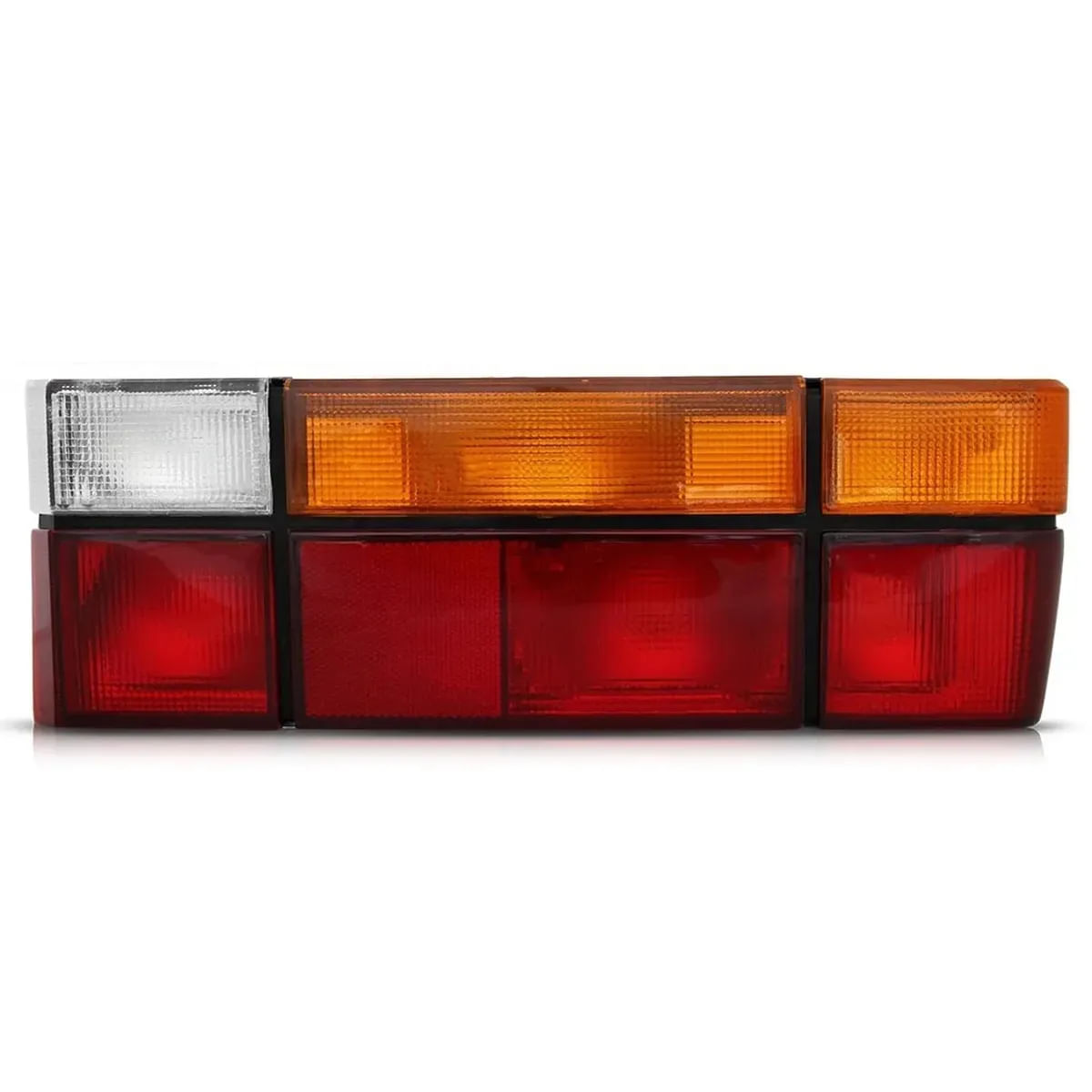 Lanterna Traseira Gol 1987 88 89 90 A 1994 Acrilica Tricolor - Fuscão Preto