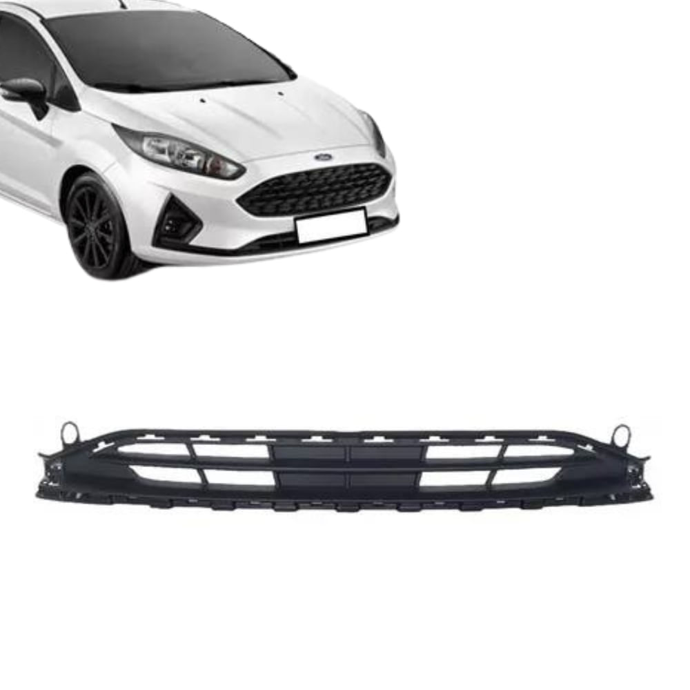 Grade Central Parachoque Fiesta 2018 2019 2020 - Fuscão Preto