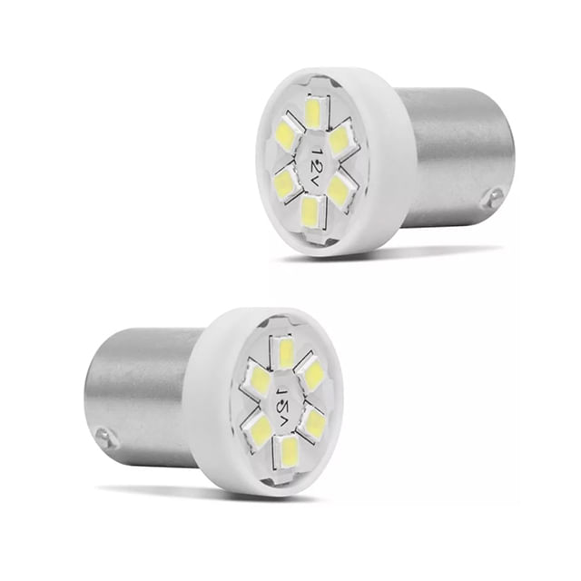 Par De Lampadas Led 67 Smd - Fuscão Preto
