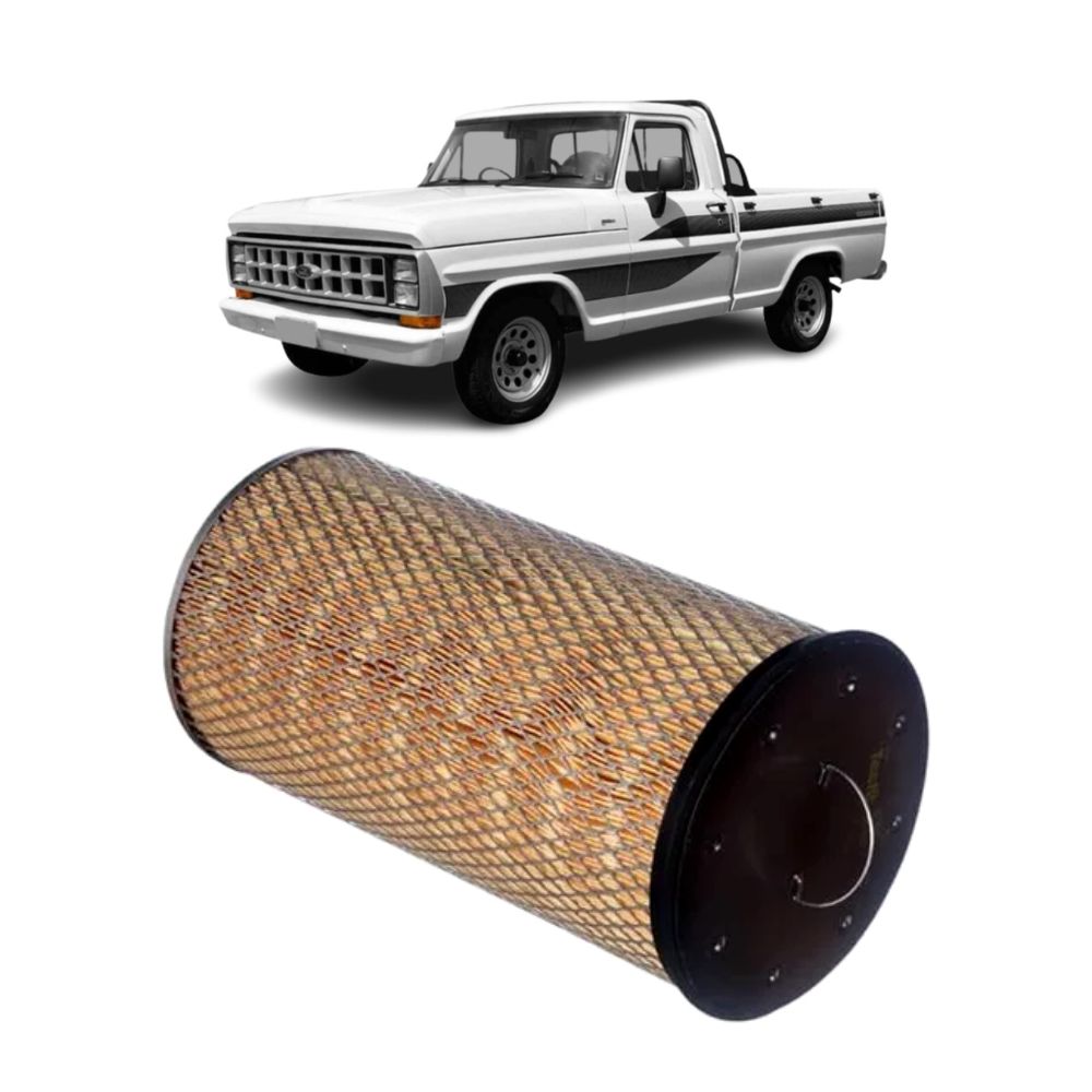 Filtro Ar F1000 Mwm 229 1980 A 1986 F1000 4cil 1986 A 1988 - Fuscão Preto