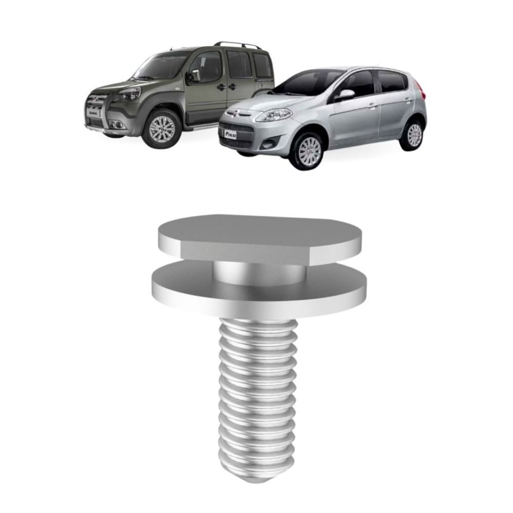 Parafuso Moldura Paralama Doblo Adventure 2010 A 2020 - Fuscão Preto