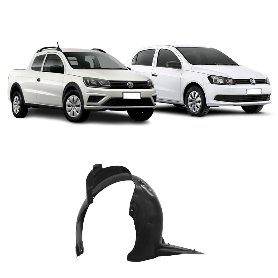 Para-barro Gol G8 Saveiro G7 2016 2017 2018 A 2020 Dianteiro - Fuscão Preto