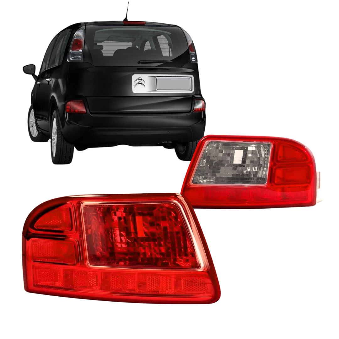 Refletor Parachoque C3 Aircross Picasso 2010 2011 A 2015 - Fuscão Preto