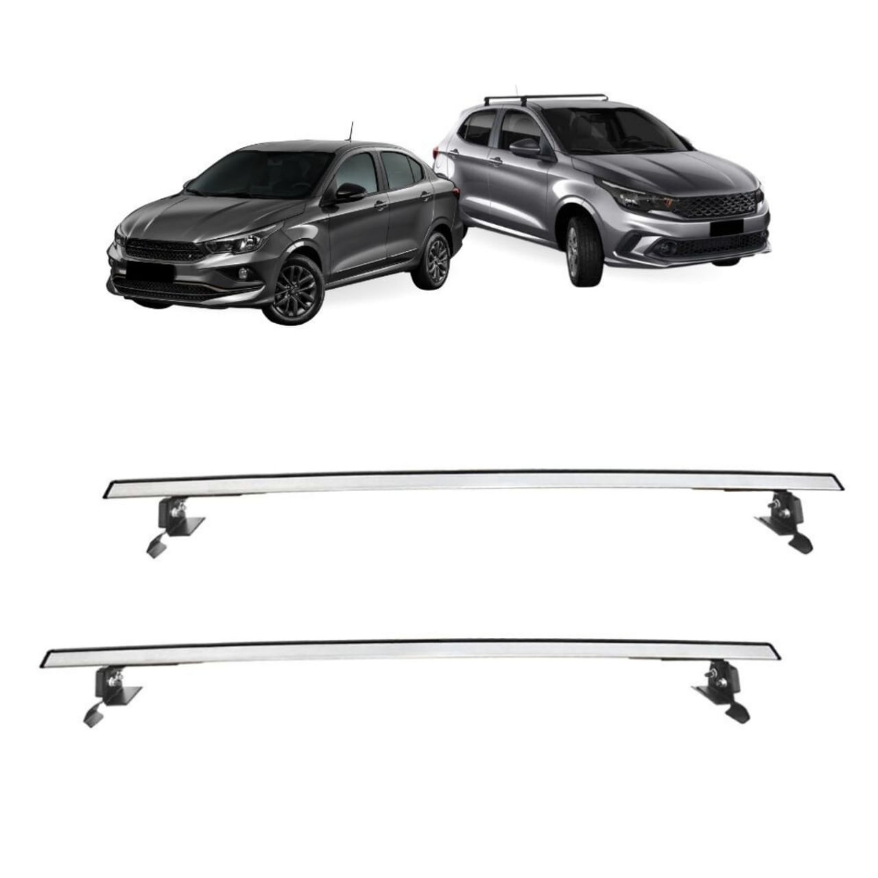 Rack Aluminio Argo Cronos 2017 A 2023 4 Portas - Fuscão Preto