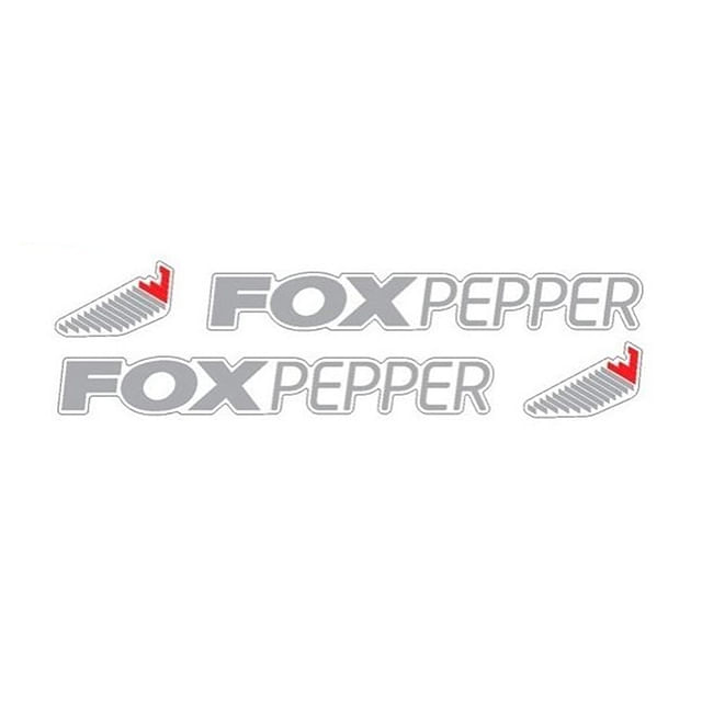Adesivo Lateral Pepper Fox 2015 2016 2017 2018 Prata - Fuscão Preto