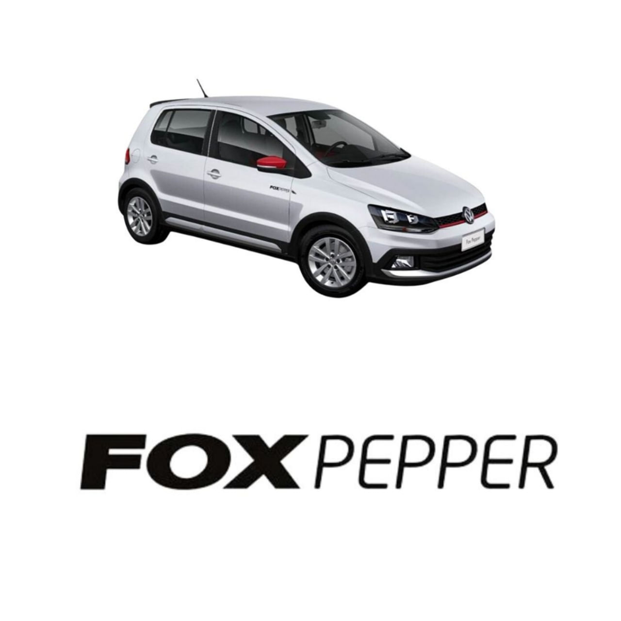Adesivo Lateral Pepper Fox 2015 2016 2017 2018 Preto - Fuscão Preto