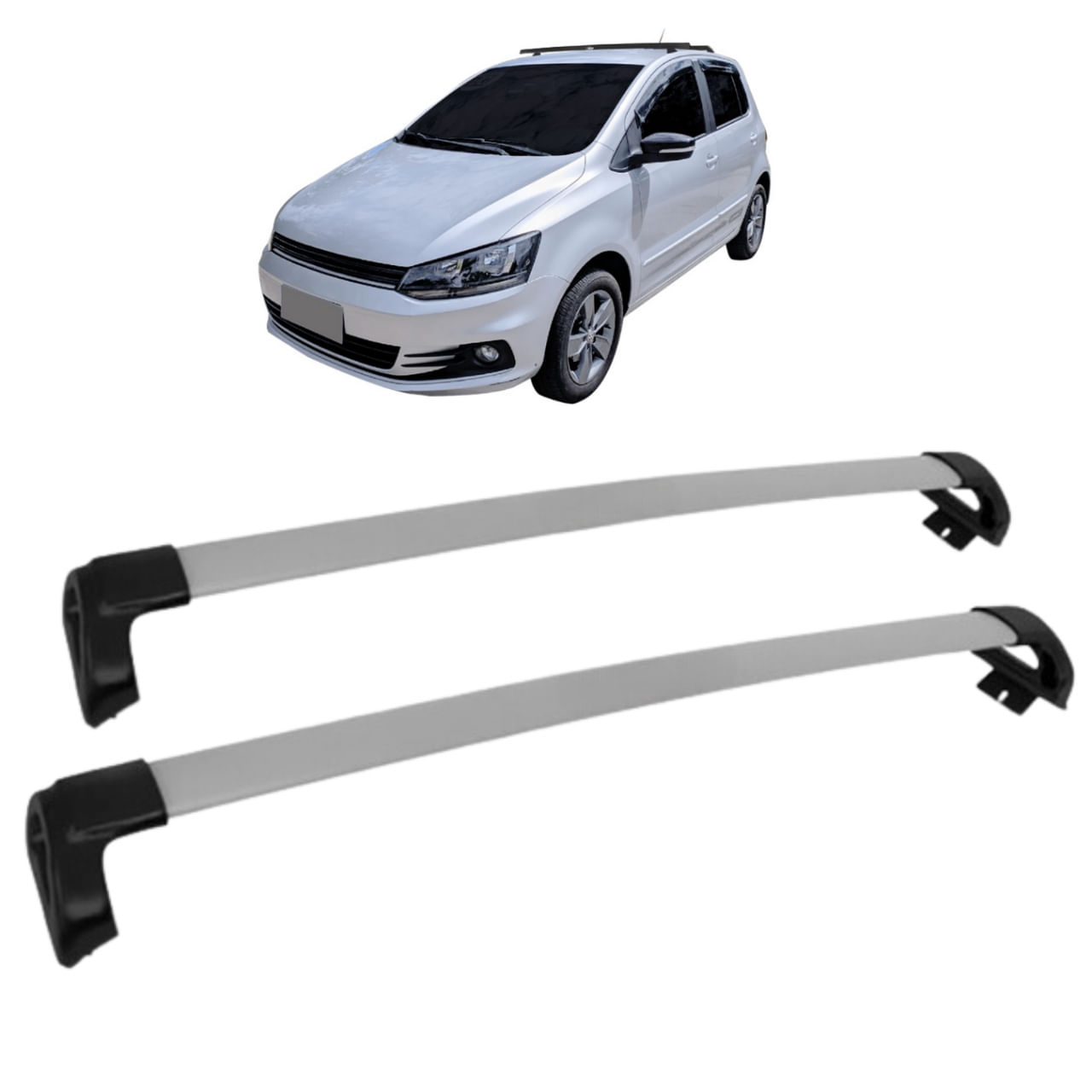 Rack Aluminio Fox 2003 A 2019 4 Portas - Fuscão Preto