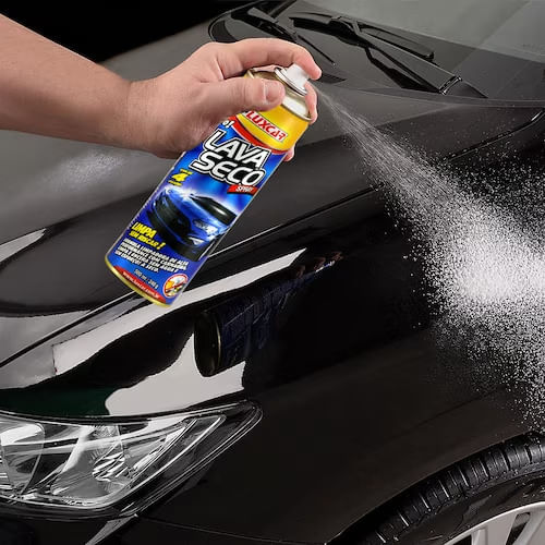 Luxcar Lava A Seco Spray Com Cera De Carnauba 500ml - Fuscão Preto