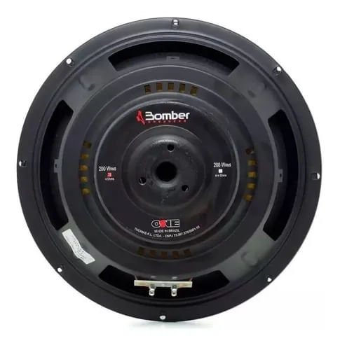 Alto Falante Subwoofer Bomber One 10 200w Bobina Simples - Fuscão Preto