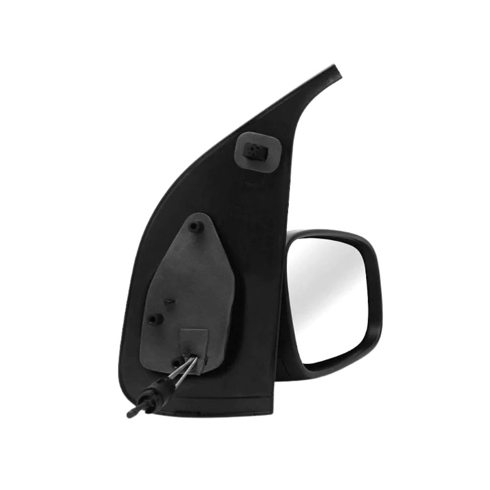 Retrovisor Uno 2015 A 2021 Preto Texturizado Com Controle - Fuscão Preto