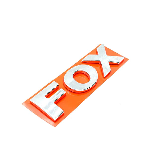 Emblema Cromado Letreiro Fox 2010 A 2014 - Fuscão Preto