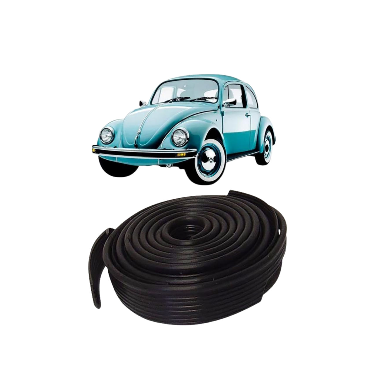 Debrum Dianteiro Preto Fusca Par 1967 A 1994 - Fuscão Preto