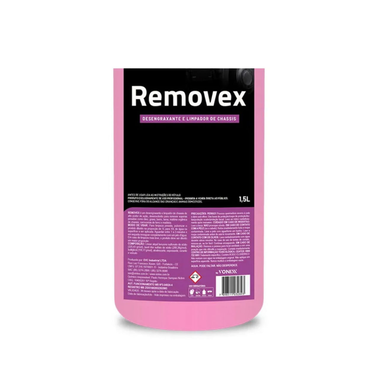 Removex 1,5l Removedor E Limpador De Chassi - Fuscão Preto